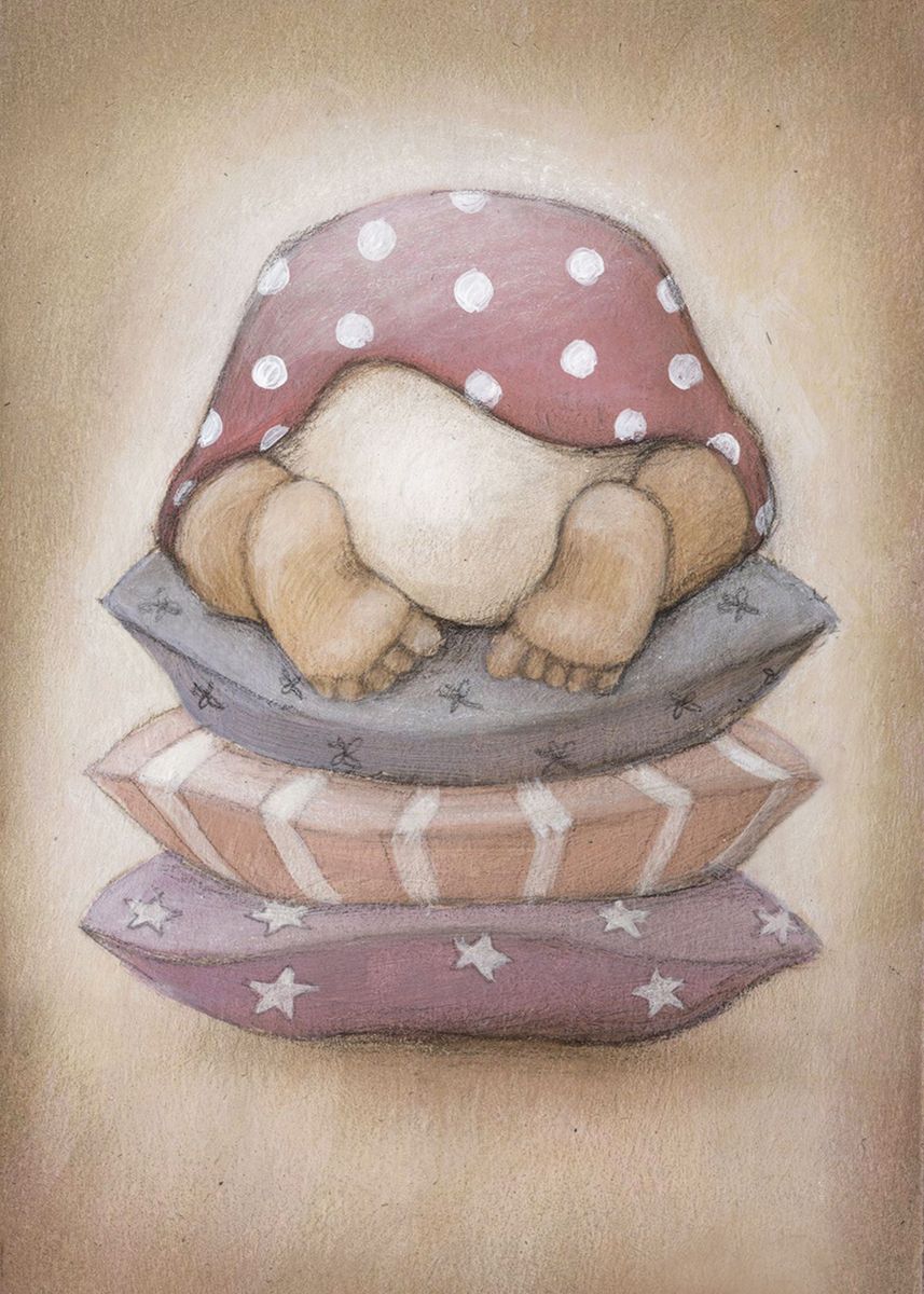 'little feet' Poster, picture, metal print, paint by Francesca Dafne ...