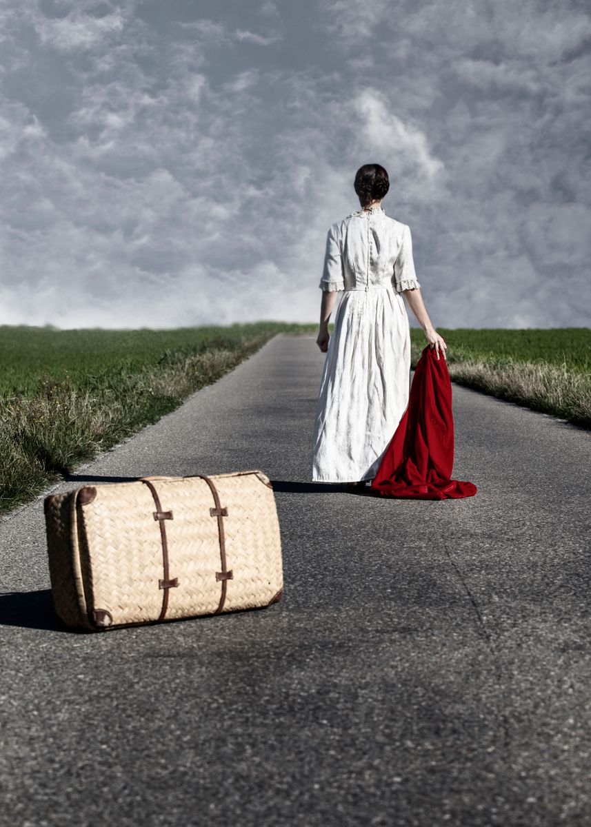 'Because I love you I leave you' Poster, picture, metal print, paint by ...