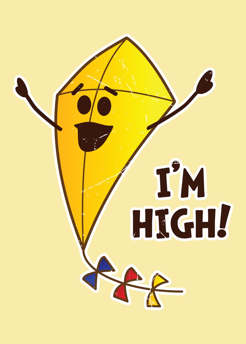 'High As A Kite' Poster, picture, metal print, paint by Jesus Maldonado ...