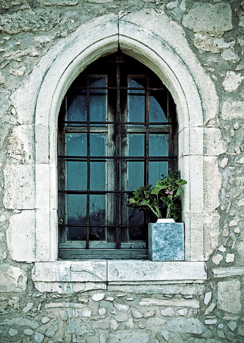 'Greek window' Poster, picture, metal print, paint by Joana Kruse ...