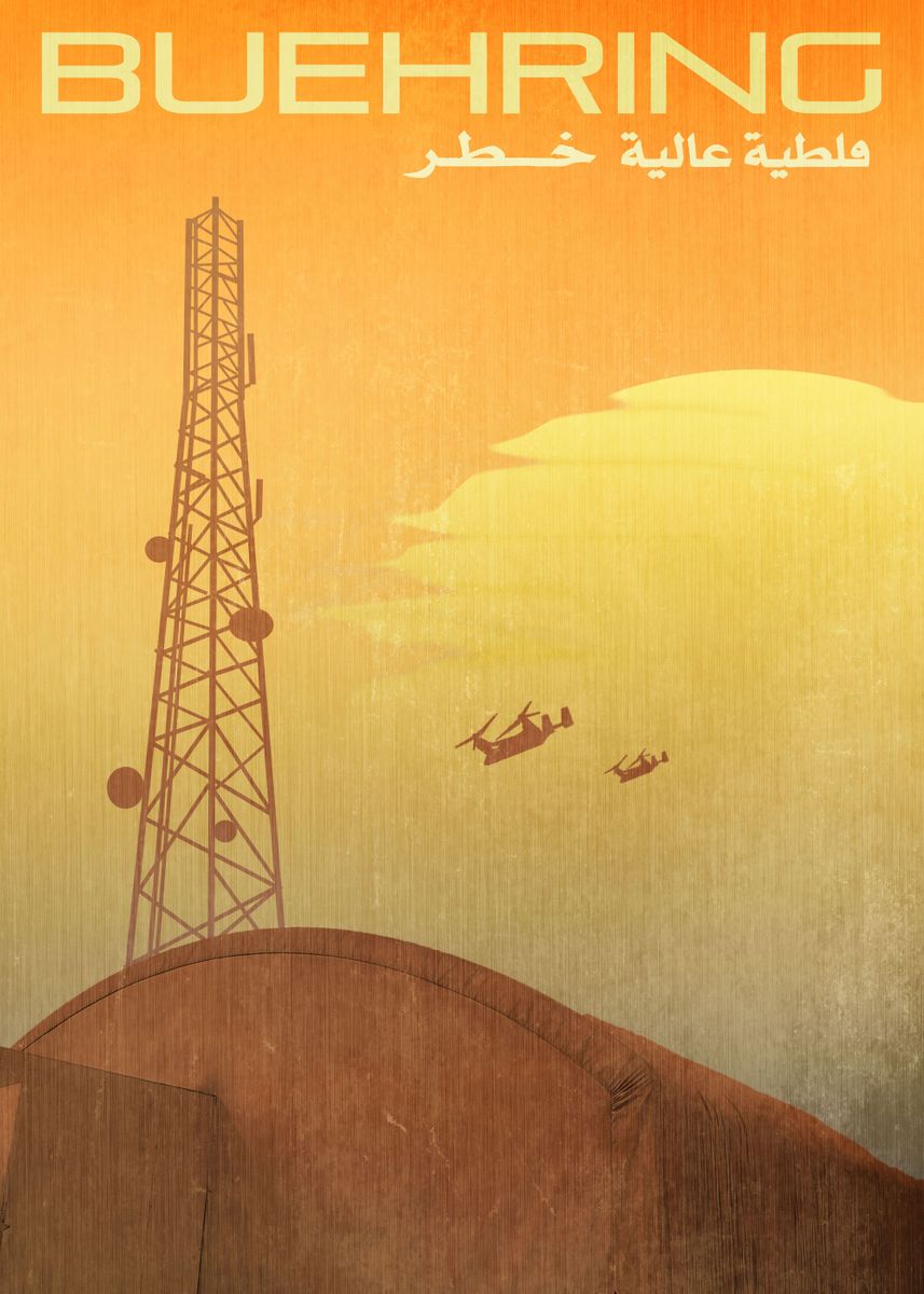 'Buehring' Poster, picture, metal print, paint by Trevor Kinkade | Displate