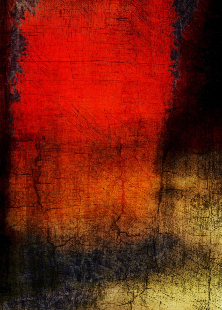 'Red Tide by Edward M. Fielding' Poster by Edward Fielding | Displate