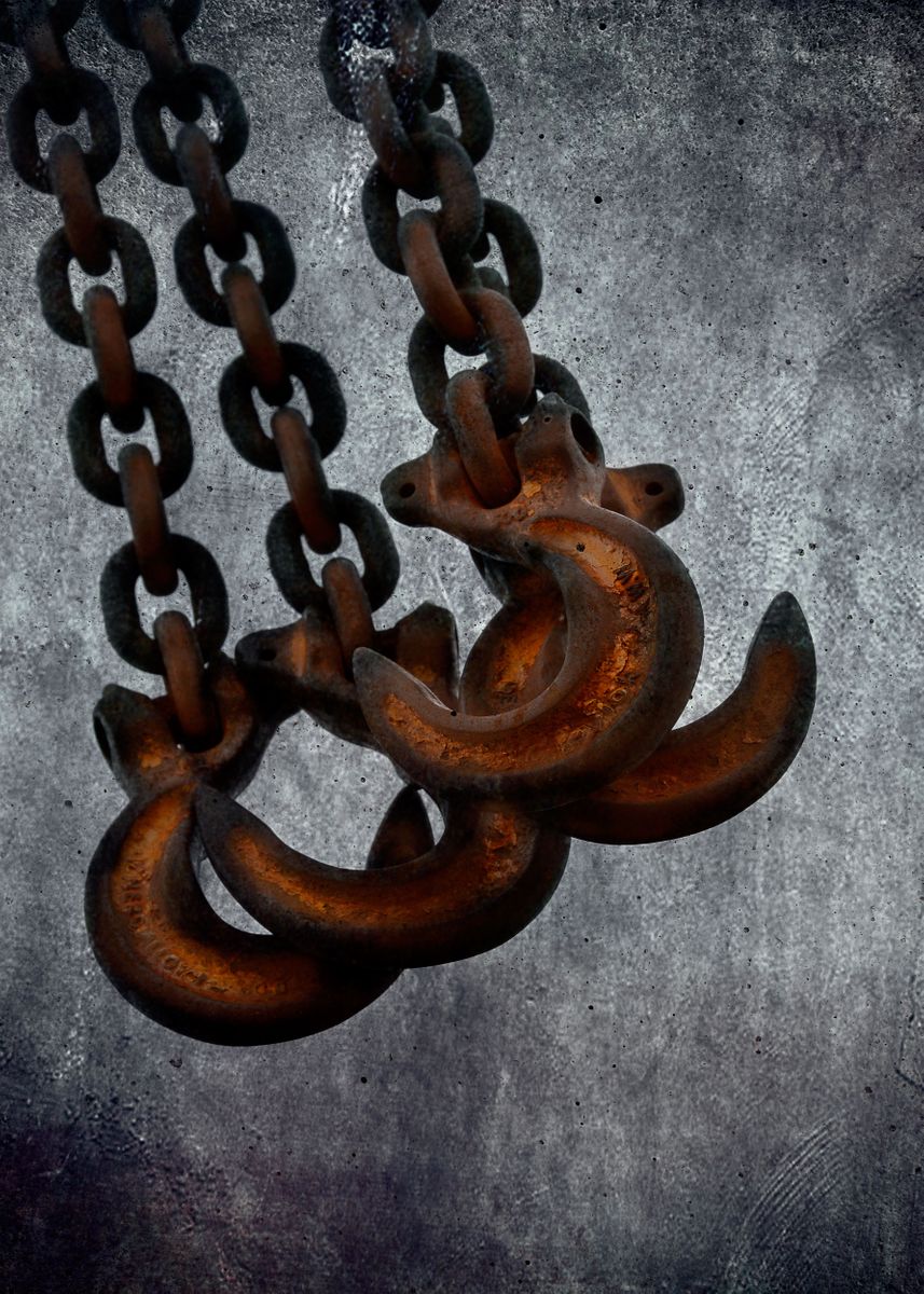 'Rustic Hooks' Poster by Svetlana Sewell | Displate