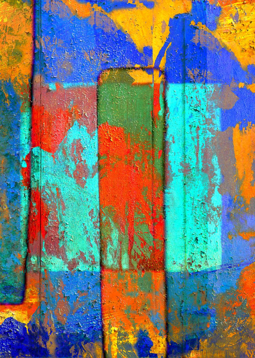 'Elementary Rust' Poster, picture, metal print, paint by Fernando ...