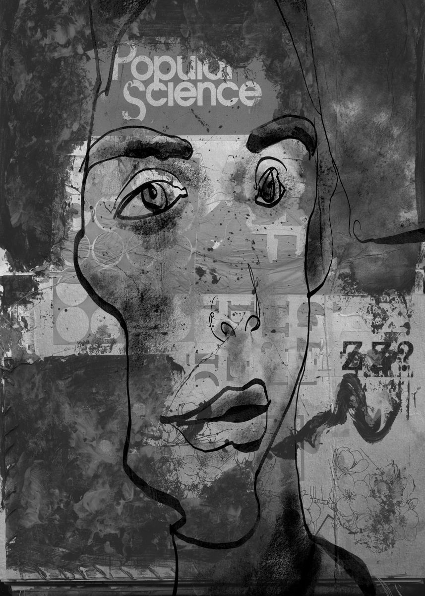 'Popular Science' Poster, picture, metal print, paint by Osciloskop ...