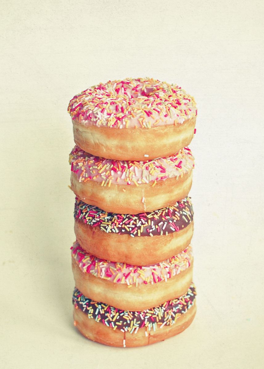 'Stack of Donuts' Poster by Cassia Beck | Displate