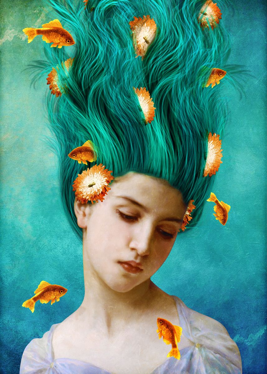 'Sweet Allure' Poster, picture, metal print, paint by Diogo Verissimo ...