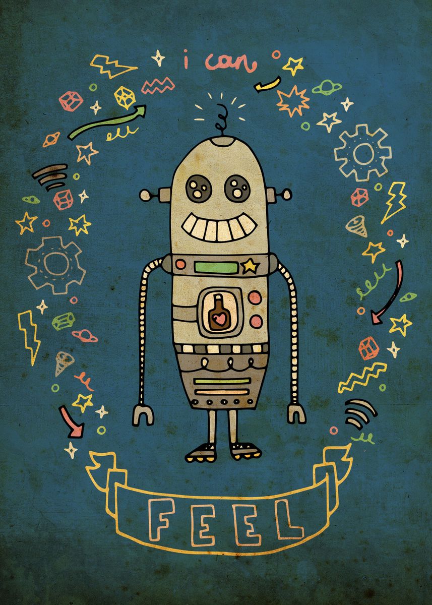 'I Can Feel' Poster, picture, metal print, paint by Duru Eksioglu ...