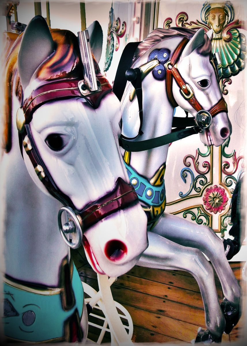 'The Carousel' Poster by David Hughes | Displate