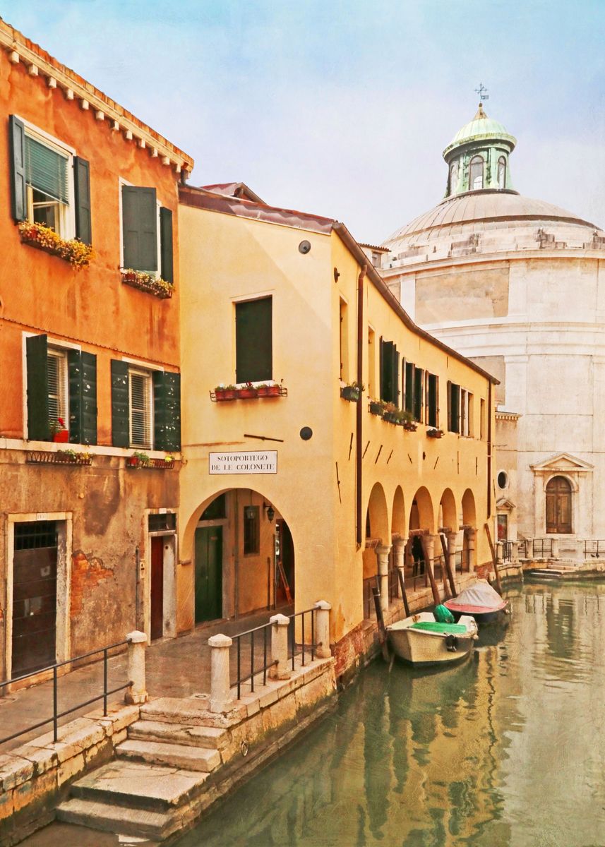 'A Venetian View - Sotoportego de le Colonete - Italy' Poster by Brooke ...