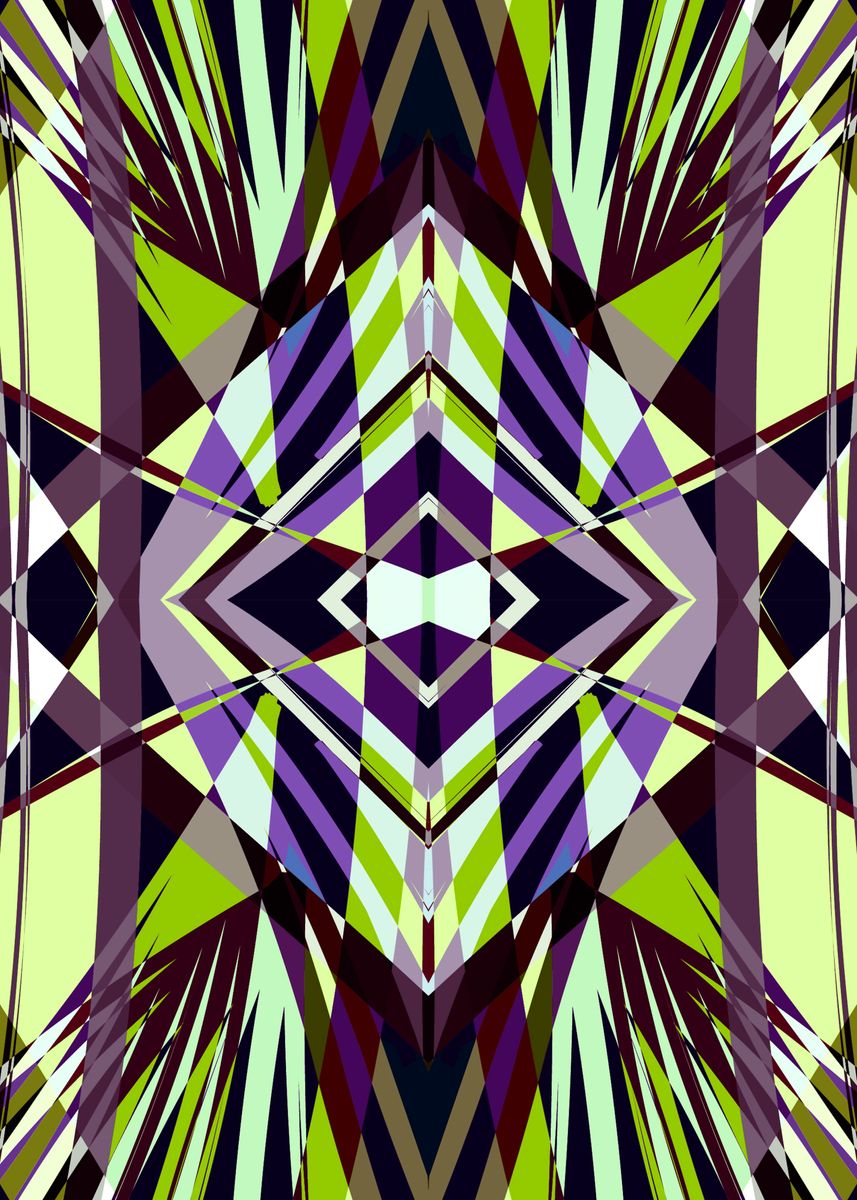 'SWEEPING LINE PATTERN I-E4A2 || Vector Art. ©2015 by Pi ... ' Poster ...