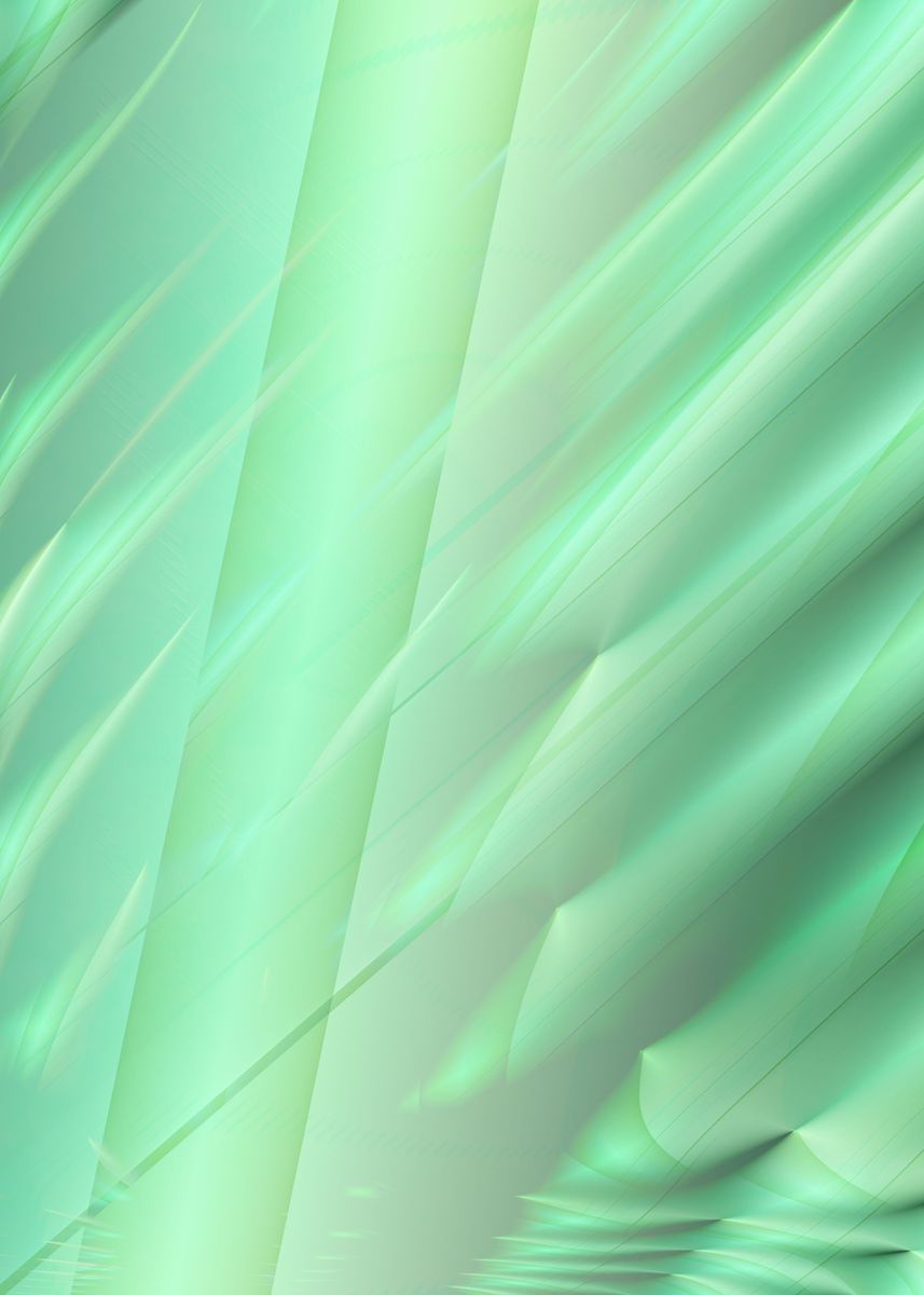 'just a abstract artwork in green' Poster by Christine Baessler | Displate