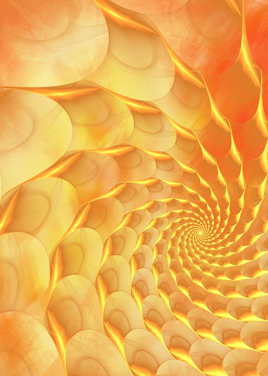 'Sun CB' Poster, picture, metal print, paint by Claudia Burlager | Displate