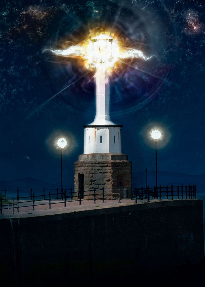 'Magic Lighthouse by Marc Newton' Poster, picture, metal print, paint ...