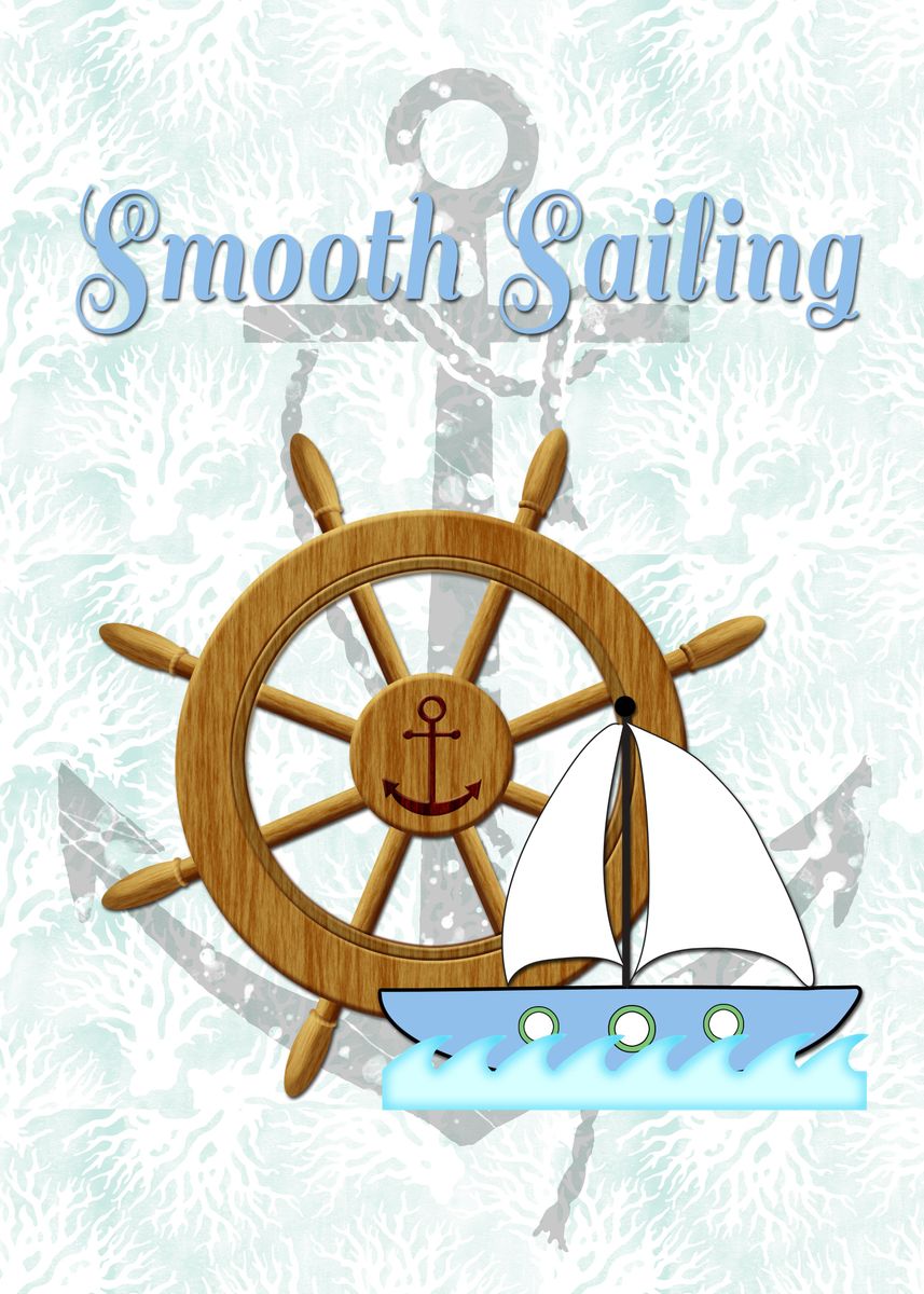 'Smooth Sailing' Poster by Carol Vega | Displate