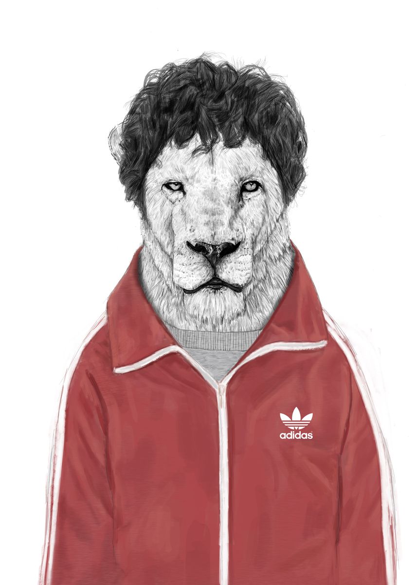 'Chas' Poster, picture, metal print, paint by Balazs Solti | Displate