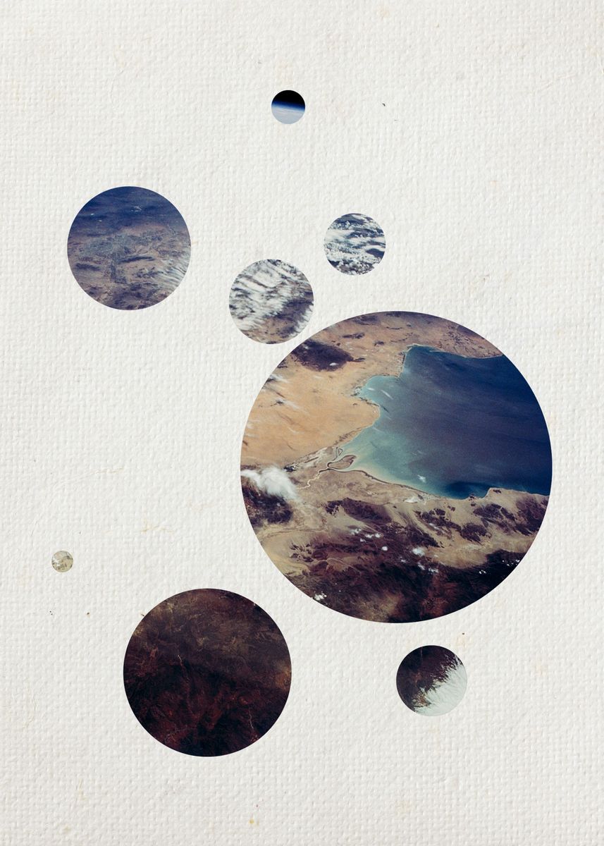 'circles' Poster, picture, metal print, paint by Tom Nenning | Displate