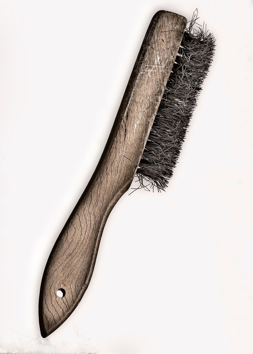 'Old Wire Brush. A photographic still life of a tradesm ... ' Poster ...