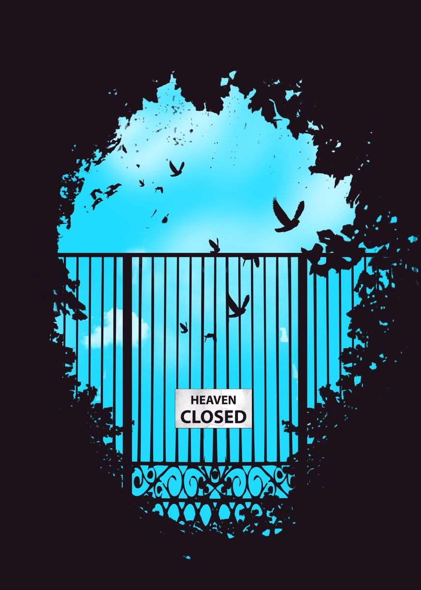 'Heaven's door' Poster by Balazs Solti | Displate