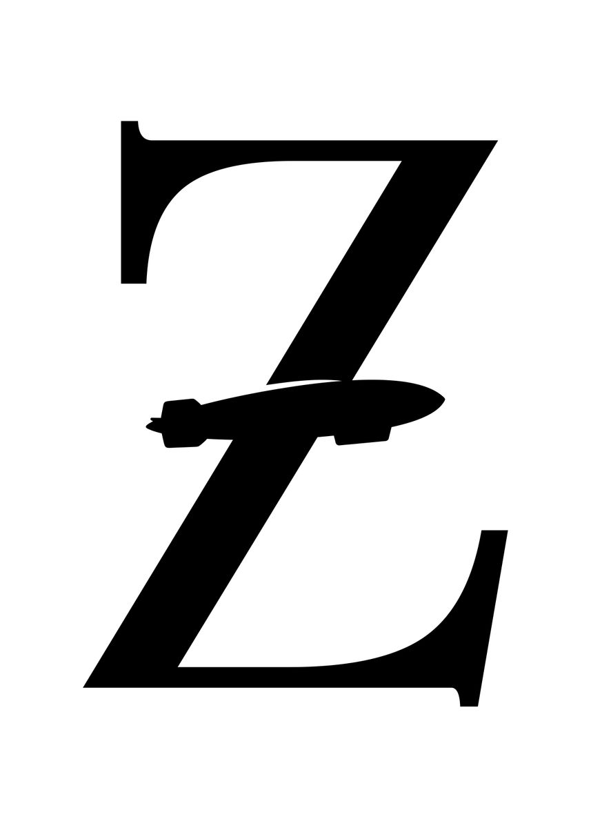 'Z for Zeppelin' Poster, picture, metal print, paint by Mochamad Arief ...