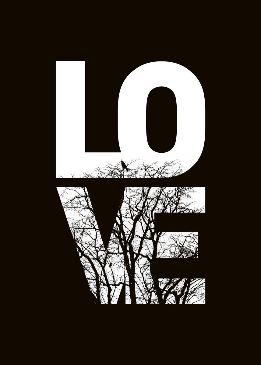 'LOVE NO2' Poster by Julia Aufschnaiter | Displate