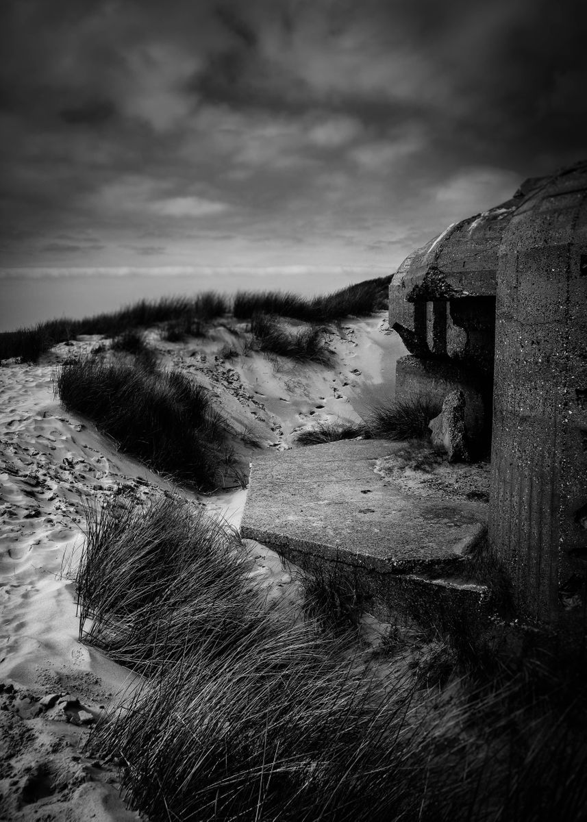 'Normandy Bunker' Poster, picture, metal print, paint by Cédric Landre ...
