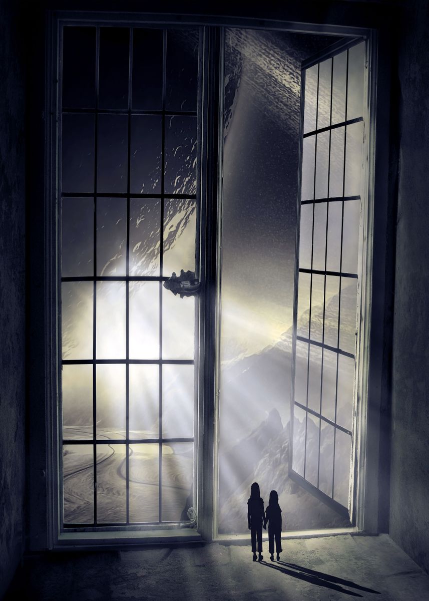 'Cosmic Rays' Poster, picture, metal print, paint by Svetlana Sewell ...