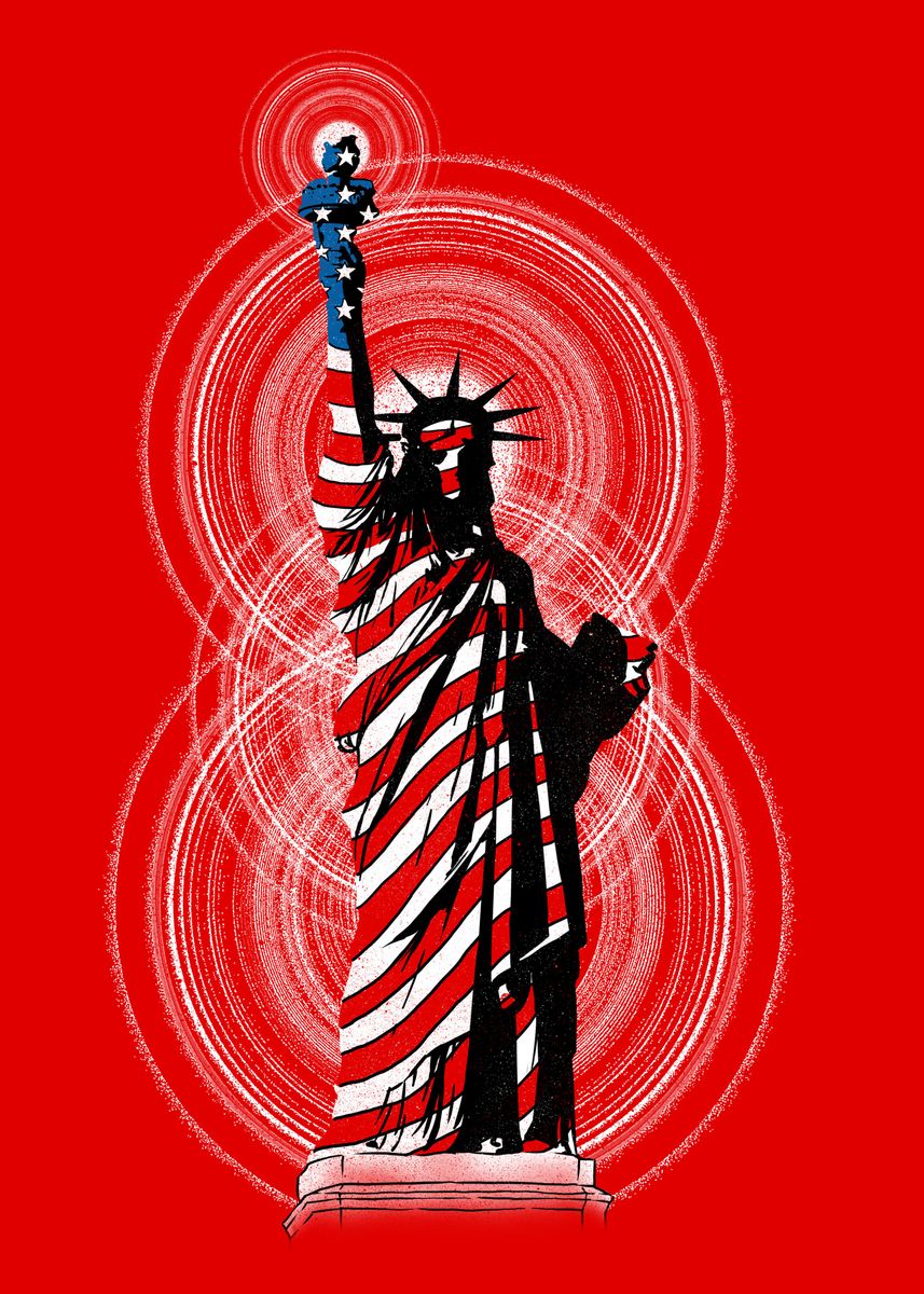 'liberty' Poster by Tofan barmalisi | Displate