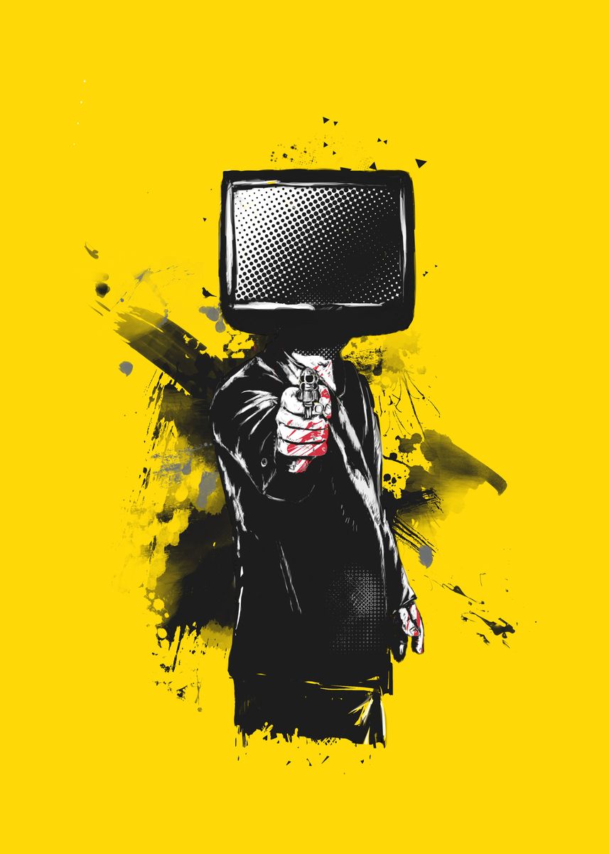 'System error' Poster, picture, metal print, paint by Balazs Solti ...