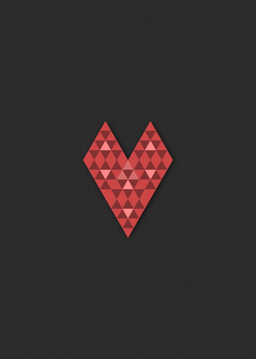 'Heart' Poster by Hugo Celso | Displate