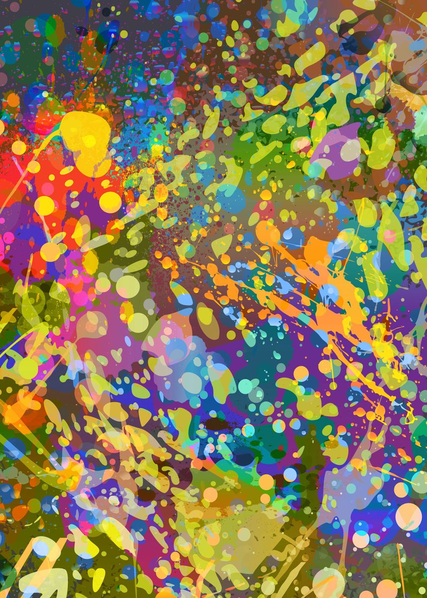 'Color My World II' Poster by Bense Garza | Displate