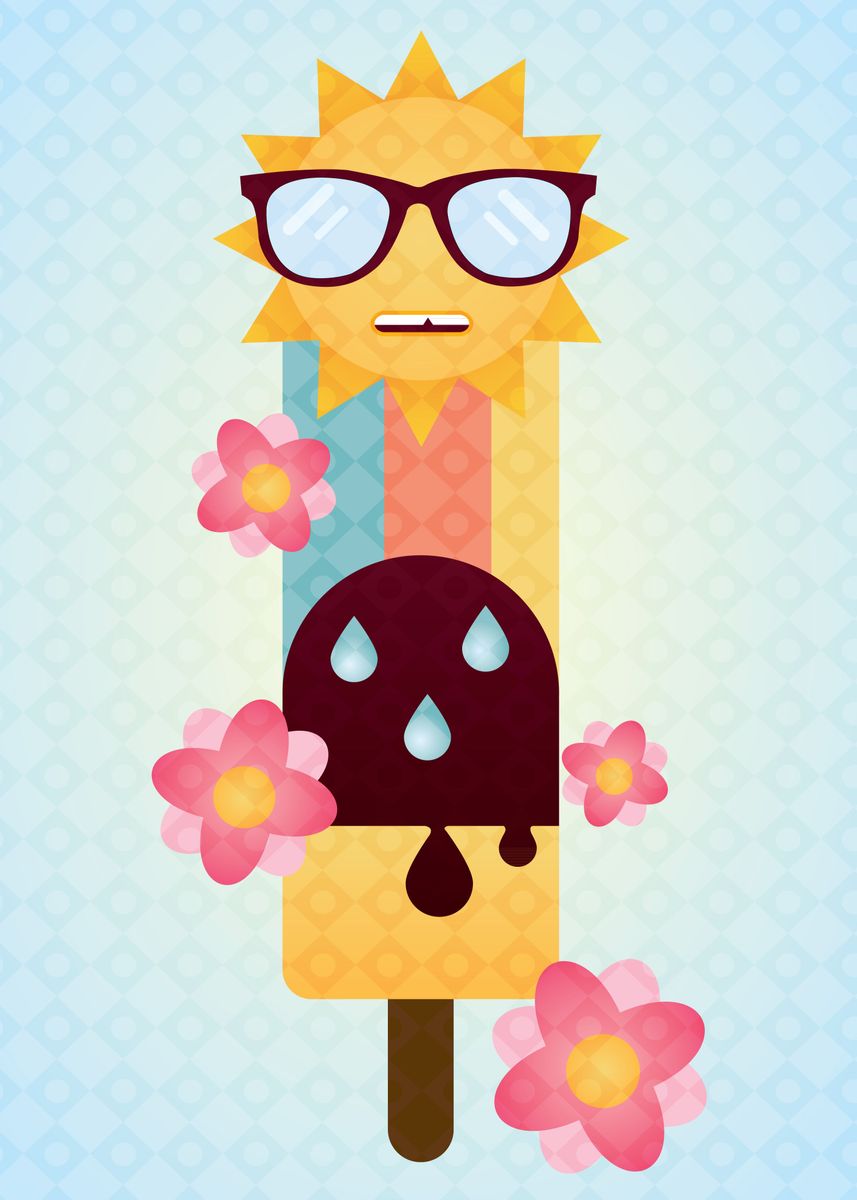 'Hot summer day.' Poster, picture, metal print, paint by jelena indjic ...