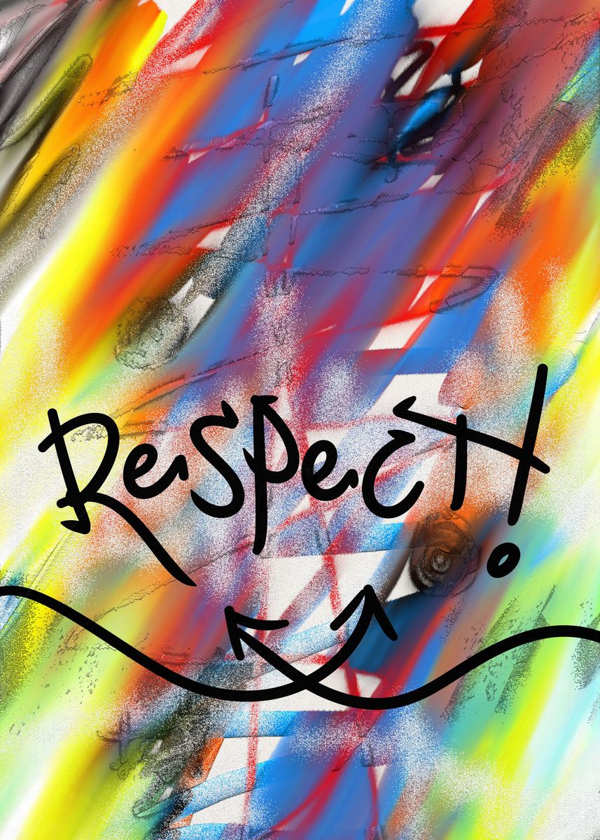 'Respect!' Poster, picture, metal print, paint by Vincent J Newman ...