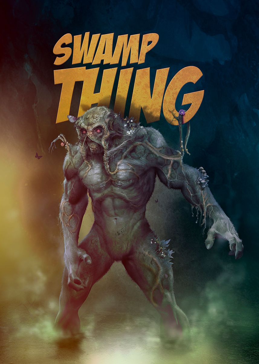 'Swamp Thing' Poster, picture, metal print, paint by Jose Luis Trujillo ...