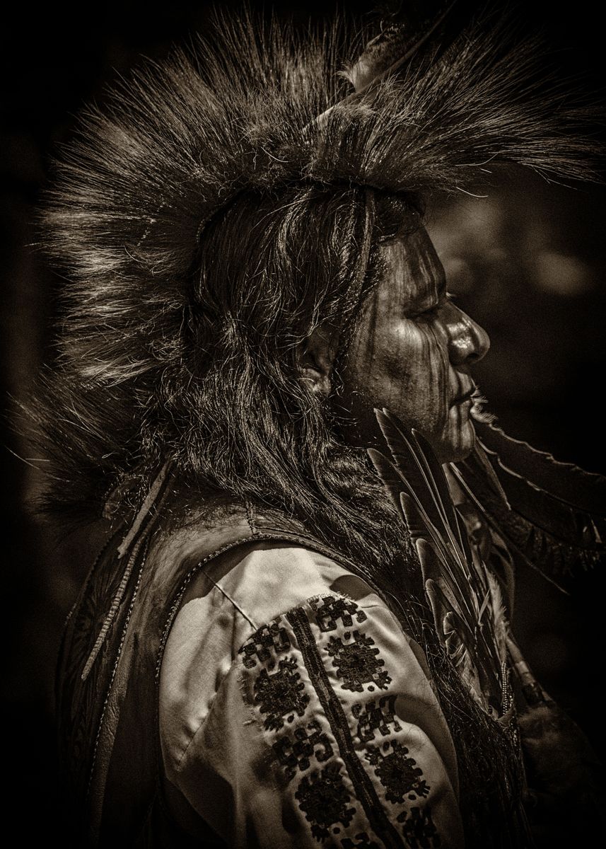 'The Chief' Poster, picture, metal print, paint by Chris Lord | Displate