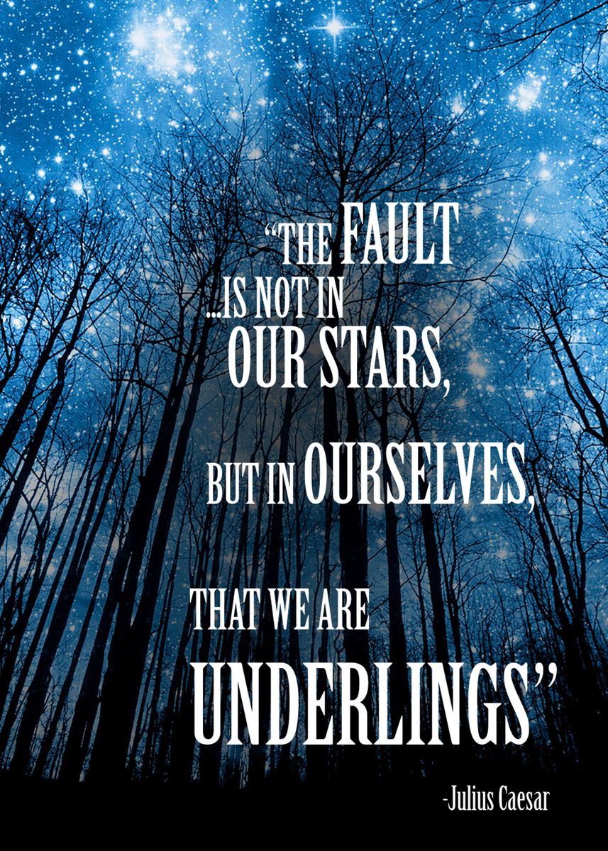 'the fault' Poster by turé | Displate