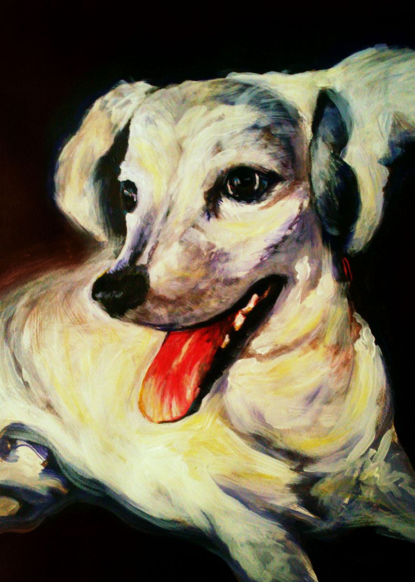 'Chokie' Poster, picture, metal print, paint by Josephus Bartin | Displate