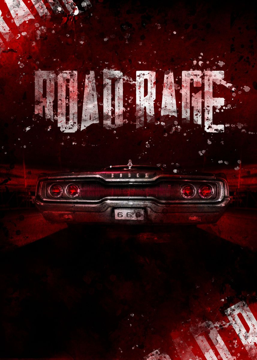 'Road rage' Poster, picture, metal print, paint by Ulf Härstedt | Displate
