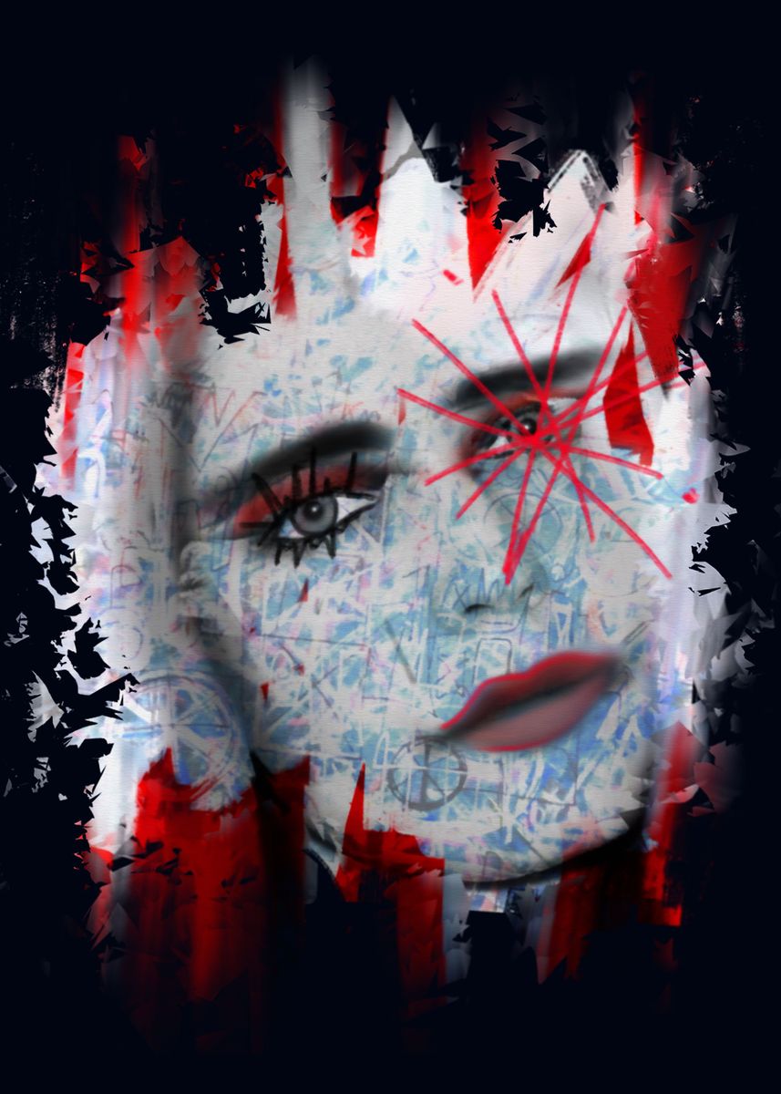 'Red' Poster by Daniel Malta | Displate