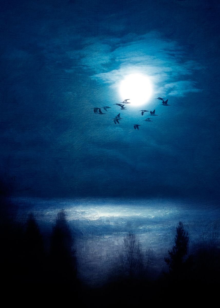 'Blue hope' Poster, picture, metal print, paint by Viviana Gonzalez ...