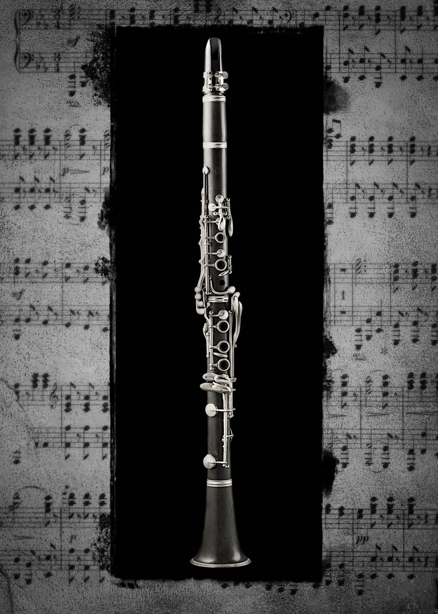 'Clarinet' Poster, picture, metal print, paint by Patrick Chuprina ...