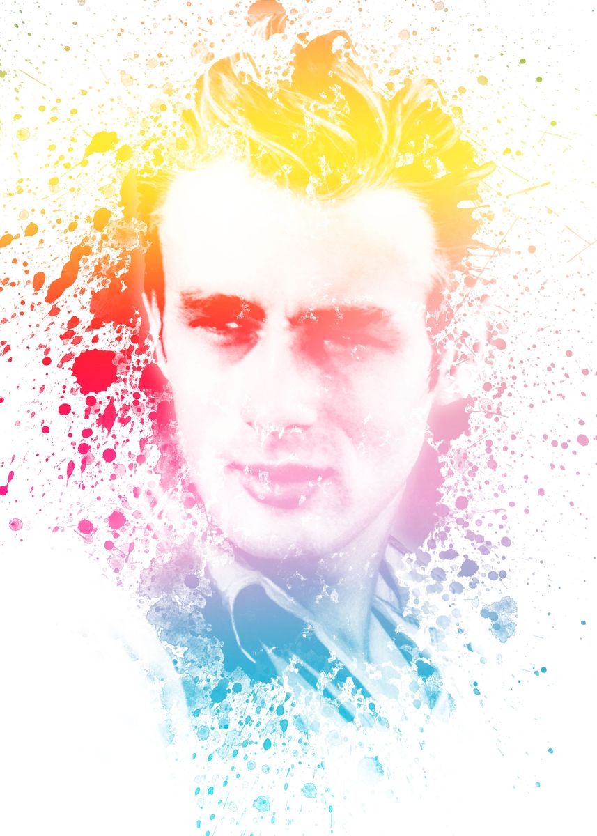 'Dean Color' Poster, picture, metal print, paint by Renee ar | Displate