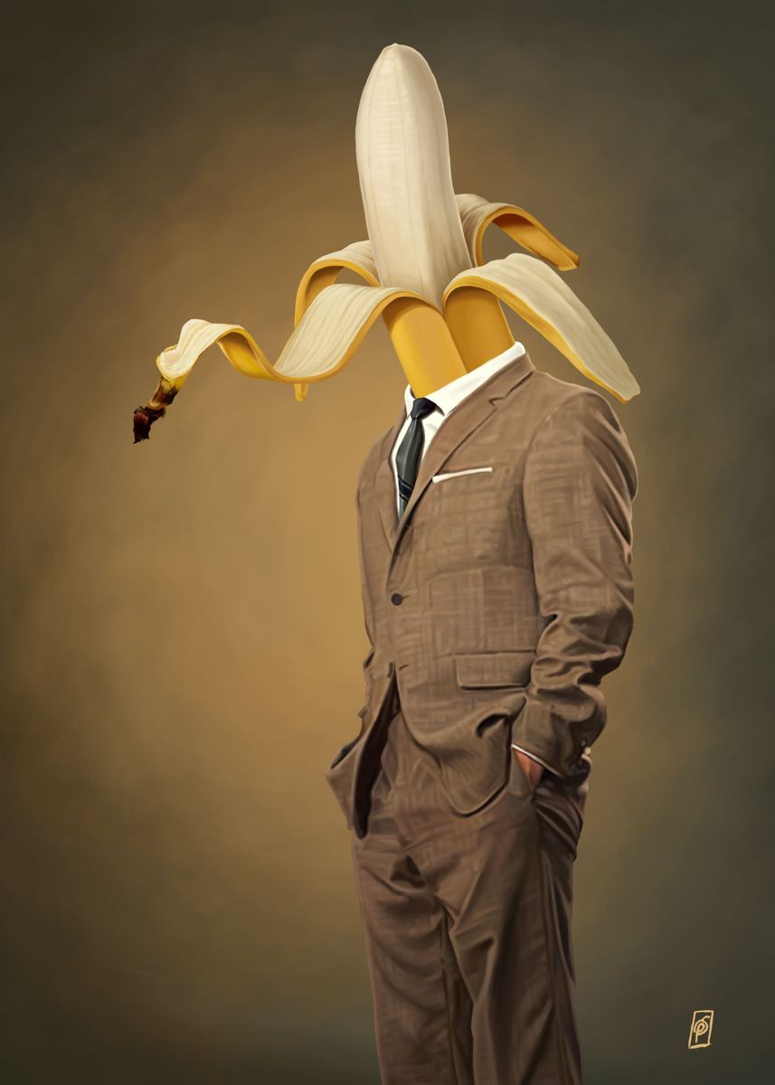 'Peeled' Poster, picture, metal print, paint by rob art | illustration ...