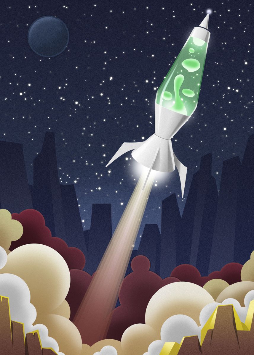 'Way Out' Poster, picture, metal print, paint by rob art | illustration ...