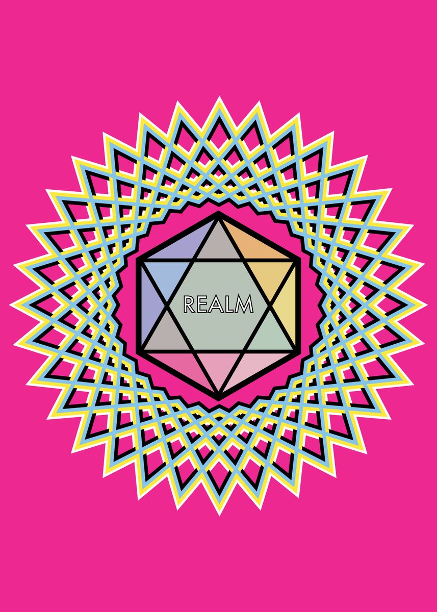 'REALM' Poster, picture, metal print, paint by Charles Perry | Displate