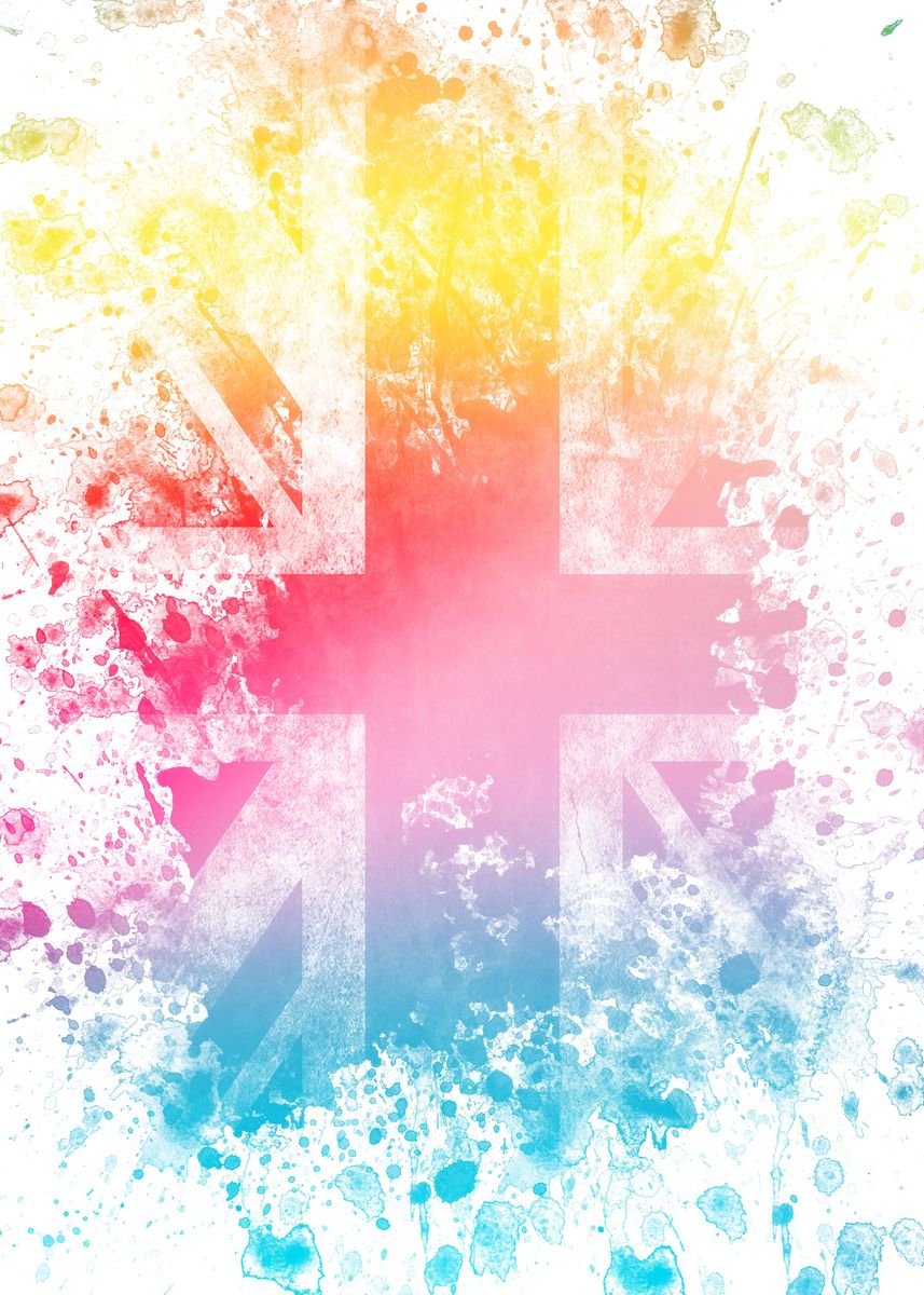 'UnionColor' Poster, picture, metal print, paint by Renee ar | Displate