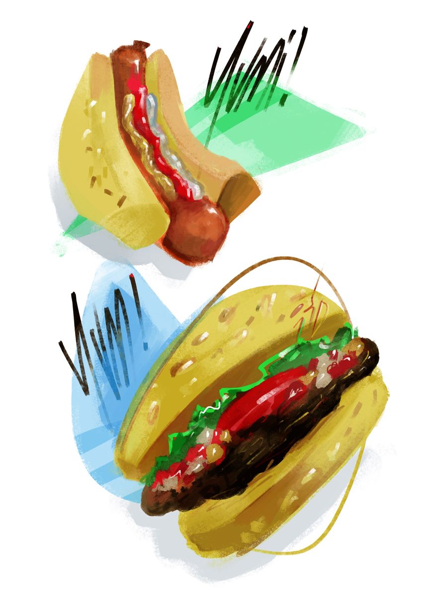 'Yumi yum !' Poster by James Weinreb | Displate