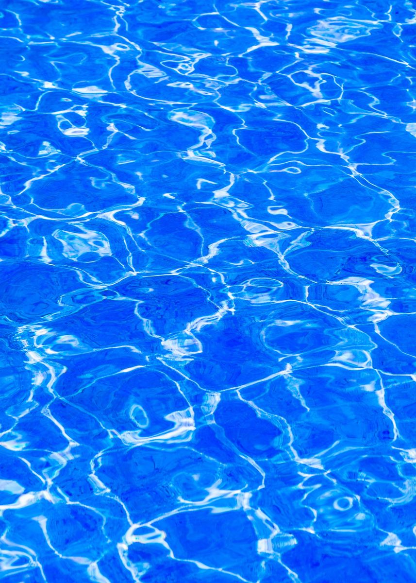 'Clean Blue Water' Poster by Art Ofphotos | Displate