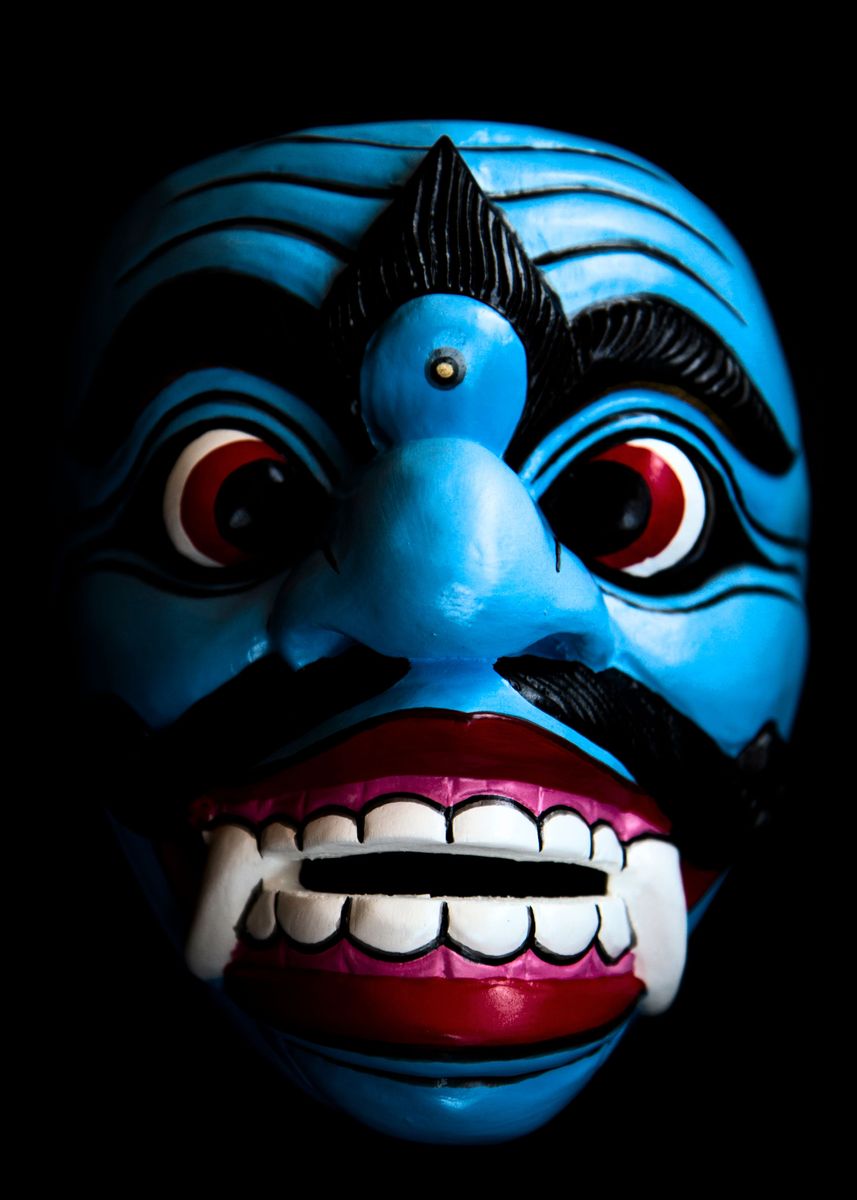 'Bali Traditional Wooden Mask' Poster by Vanessa GF | Displate