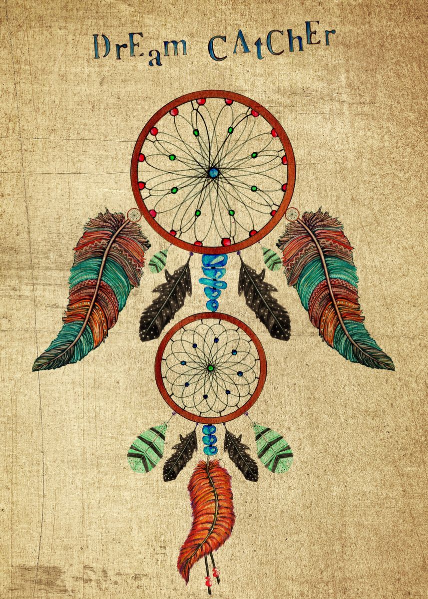 'DREAM CATCHER' Poster by Heaven Seven | Displate